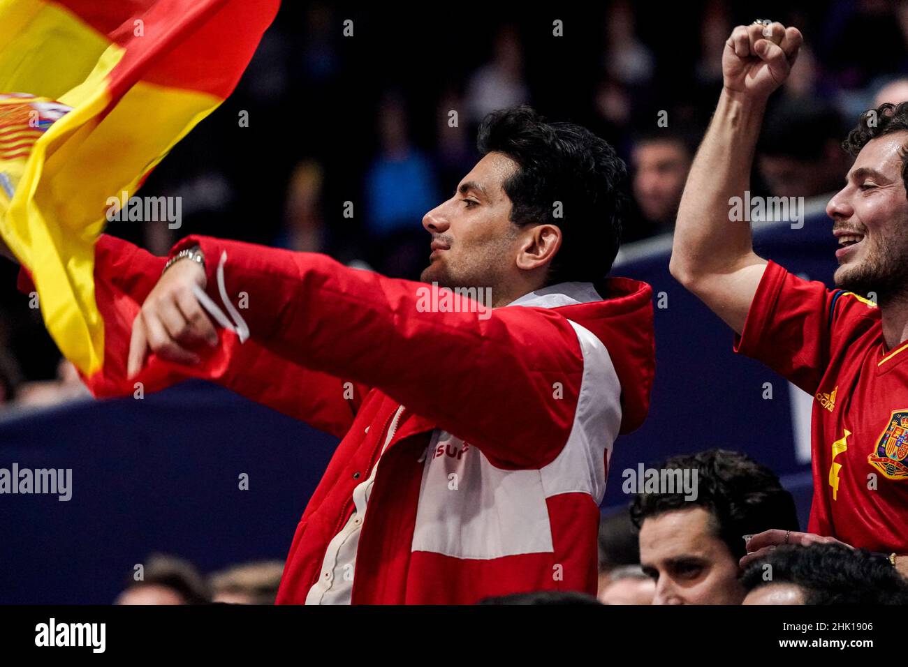 AMSTERDAM, NETHERLANDS - JANUARY 1: Fans of Spain during the Men's ...