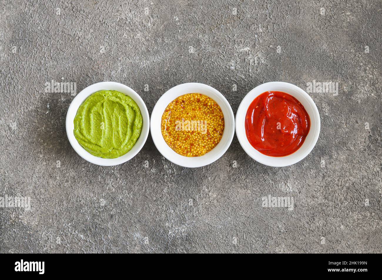 Three types of mustard hi-res stock photography and images - Alamy