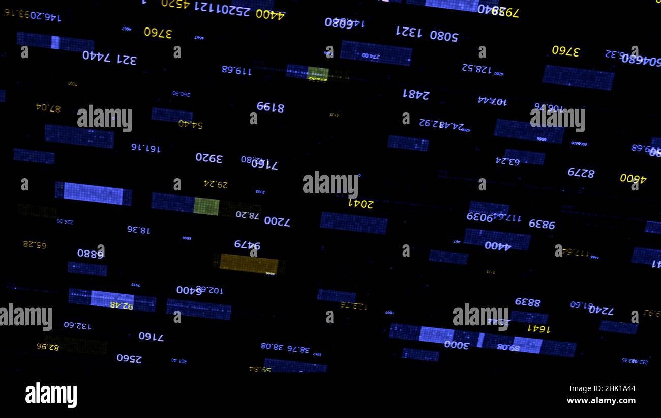 Abstract background with data network and analysis in process, seamless ...