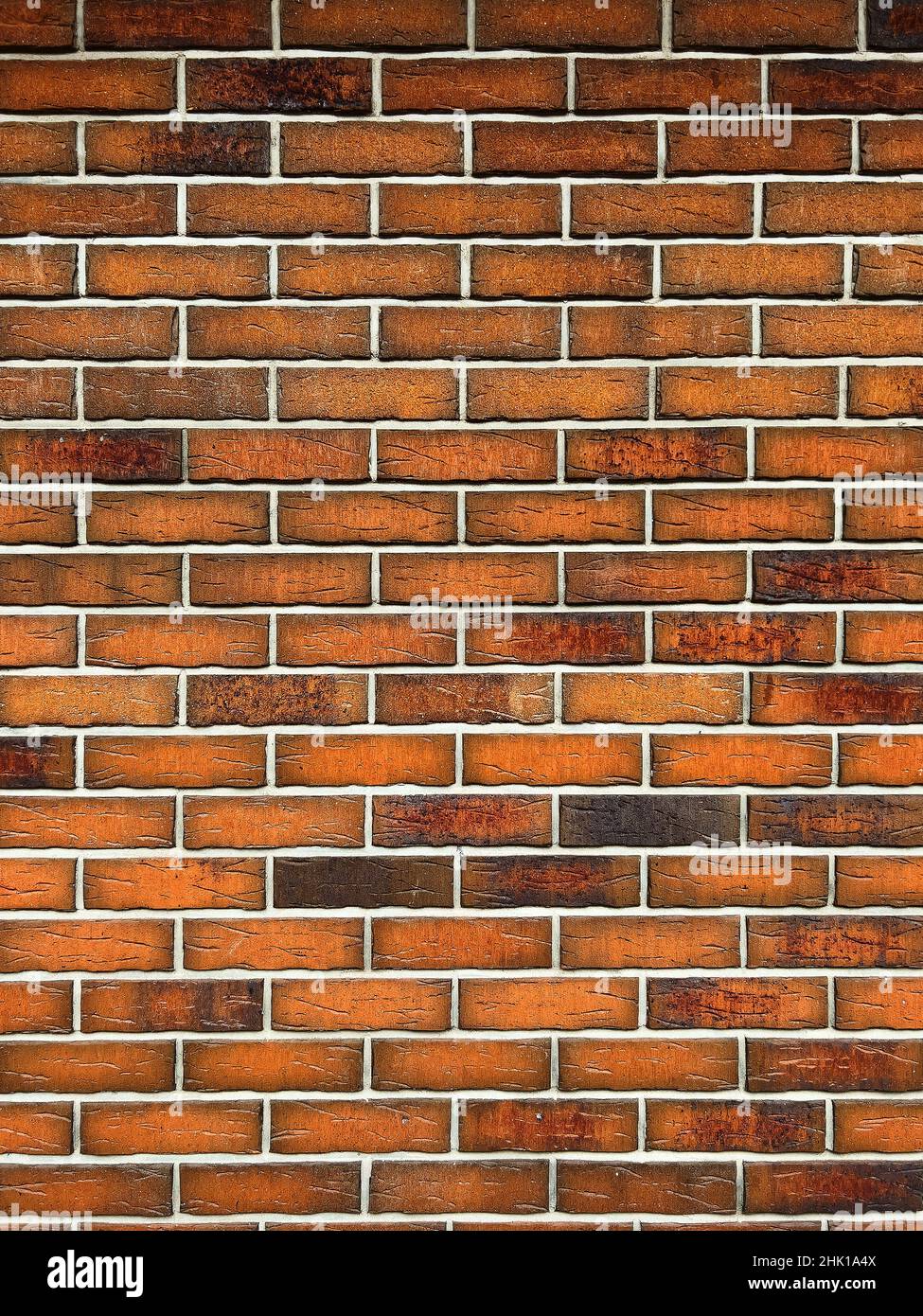 Fake brick cladding panel wall background, faux brickwork pattern for ...