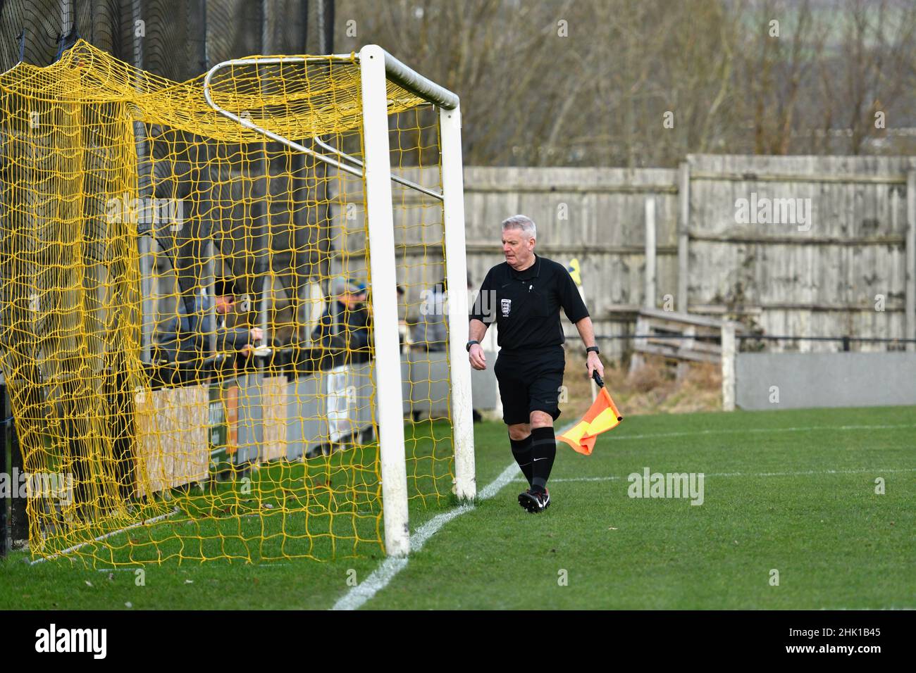 Referee checks nets hi-res stock photography and images - Alamy