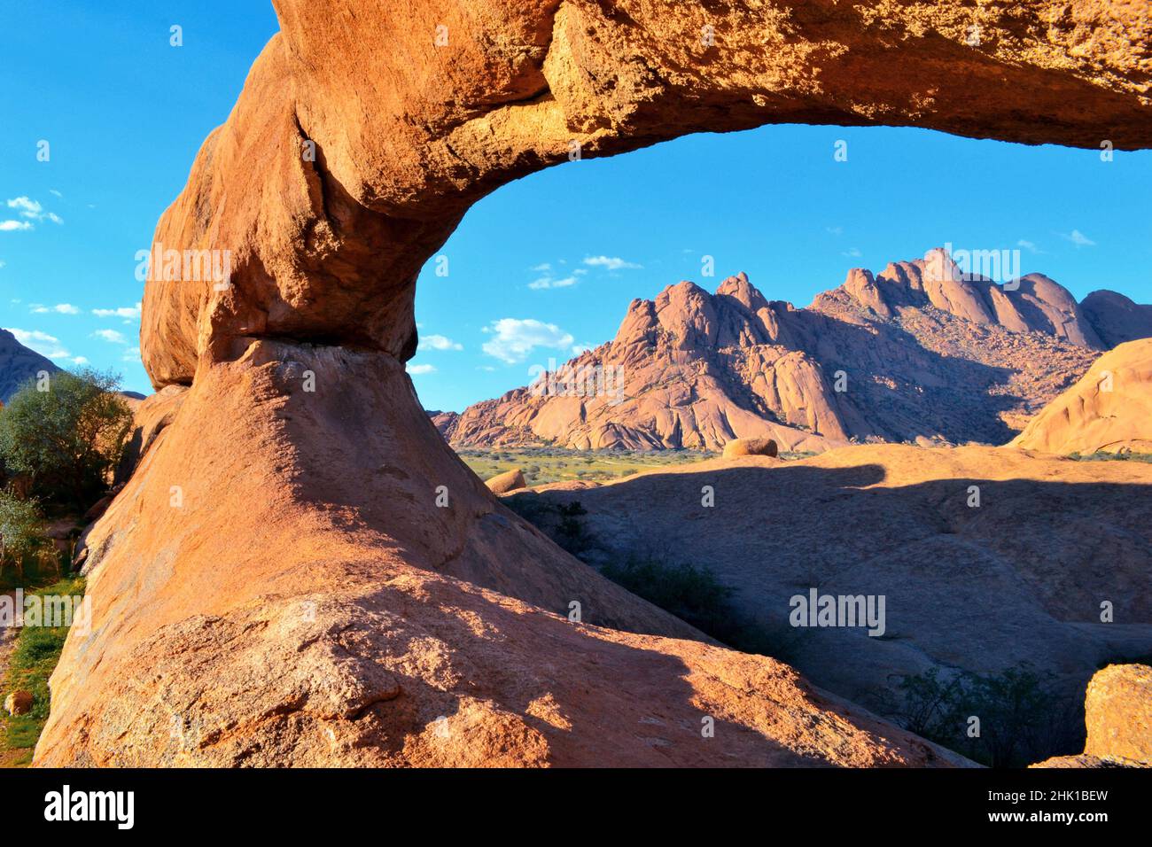 Beautiful rock arch in the Spitzkoppe National Park in Namibia, Africa Stock Photo - Alamy