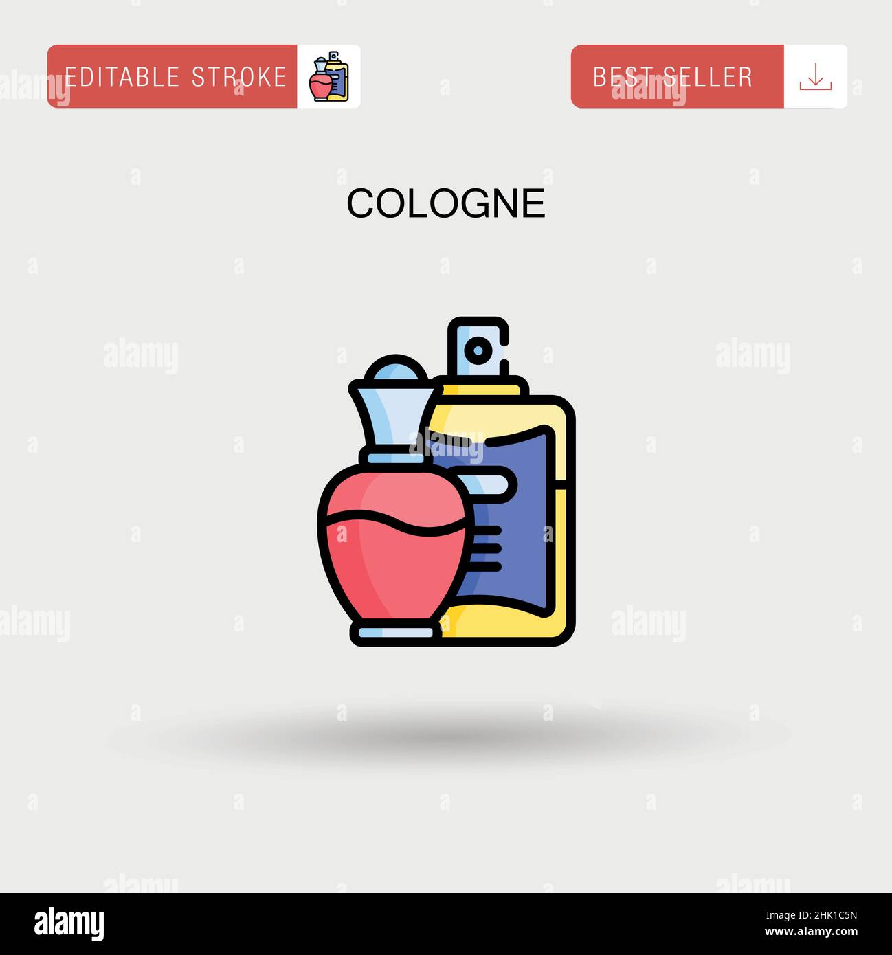 Cologne Simple vector icon Stock Vector Image & Art - Alamy