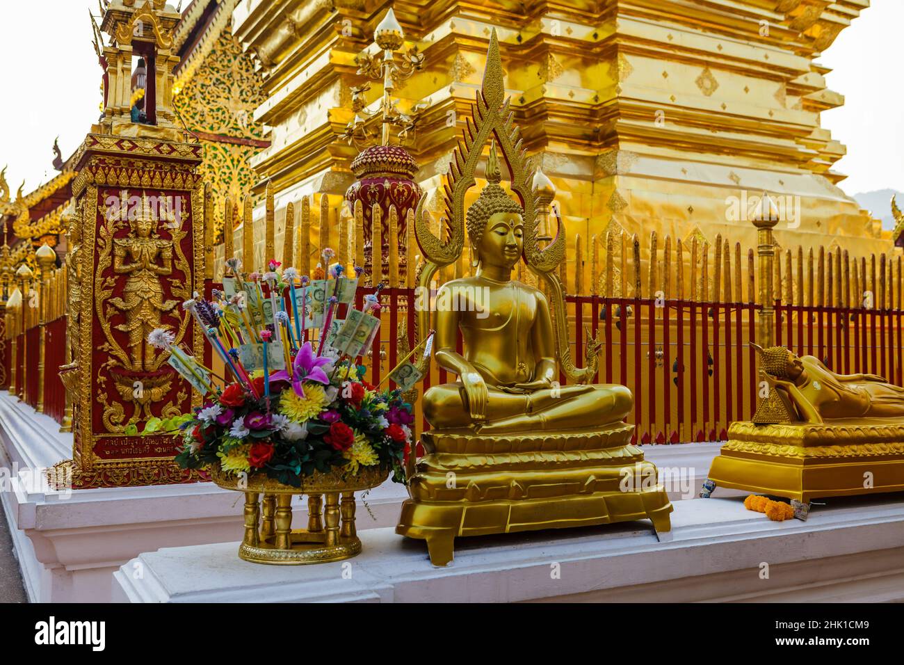 Buddha statue, most recognizable religious symbol of buddhism Stock ...