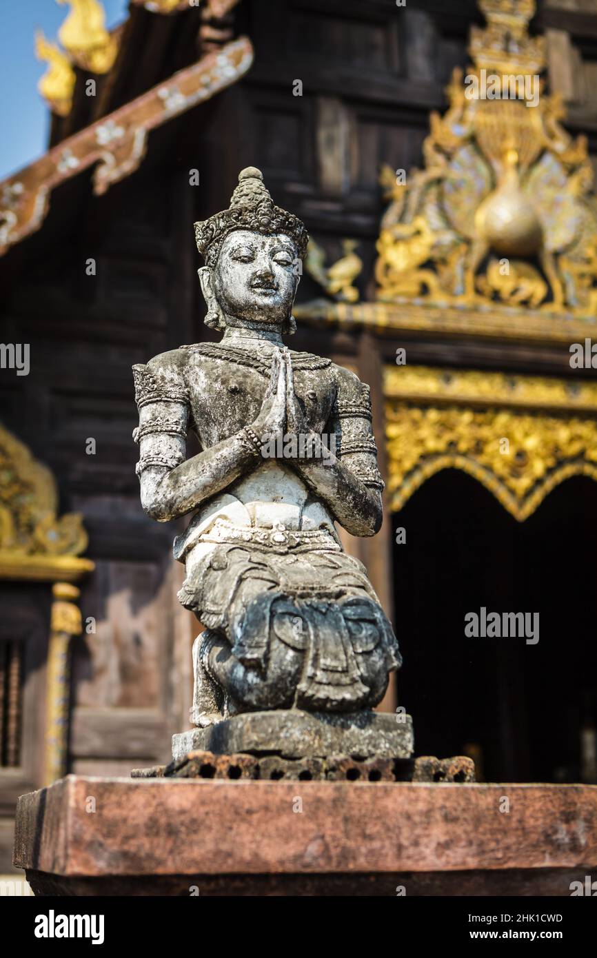Buddha statue, most recognizable religious symbol of buddhism Stock ...