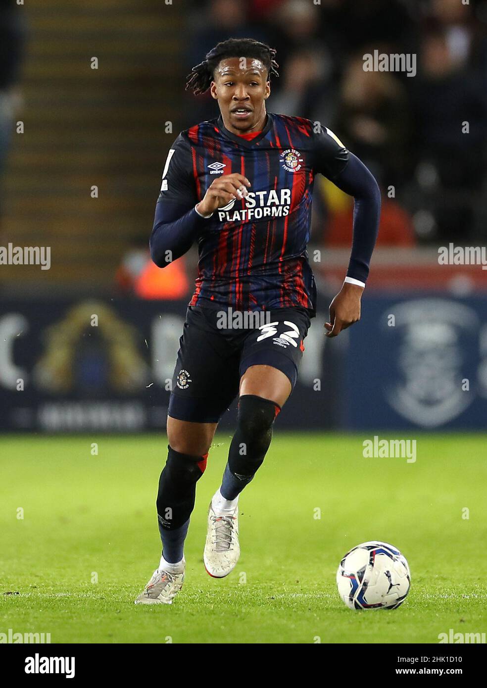 Luton Town's Gabriel Osho during the Sky Bet Championship match at the ...