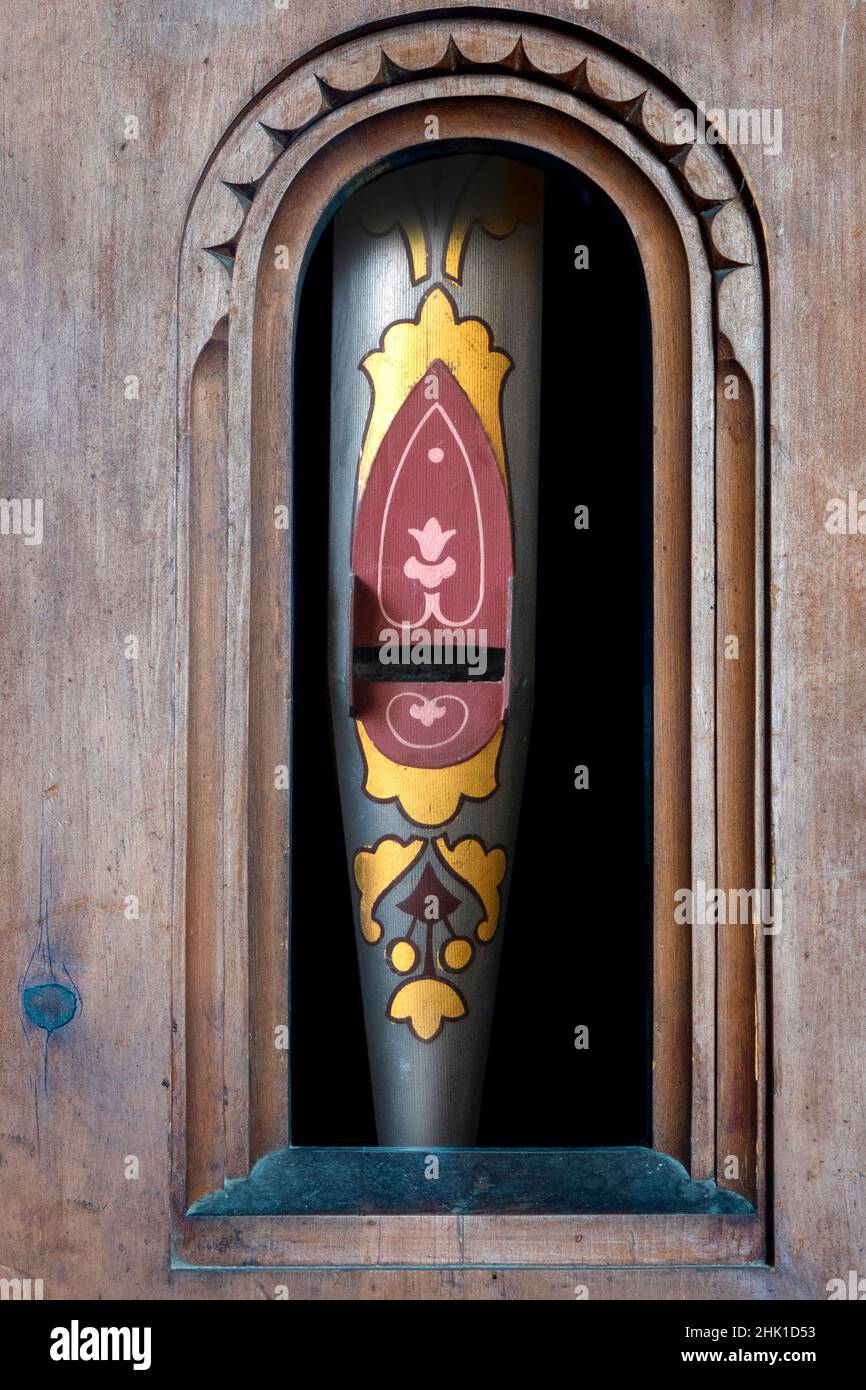 The organ at St Mary's Church, Farnham, Suffolk, UK Stock Photo - Alamy