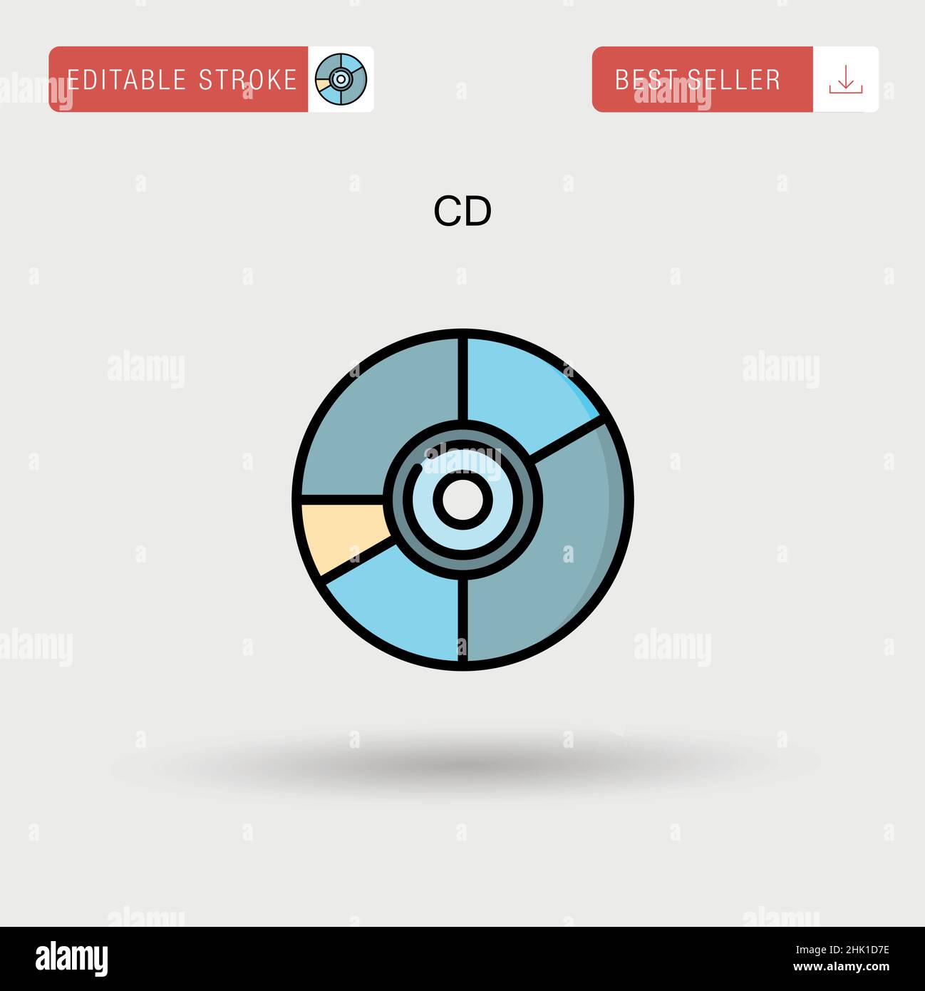 Blank cd Stock Vector Images - Alamy