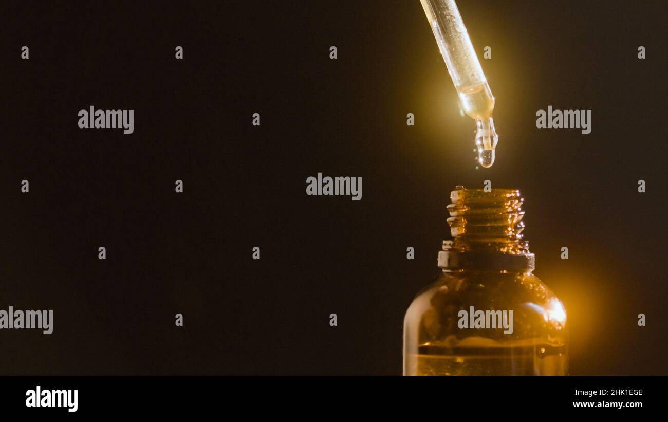 Dripping healthy serum bottle hi-res stock photography and images - Alamy