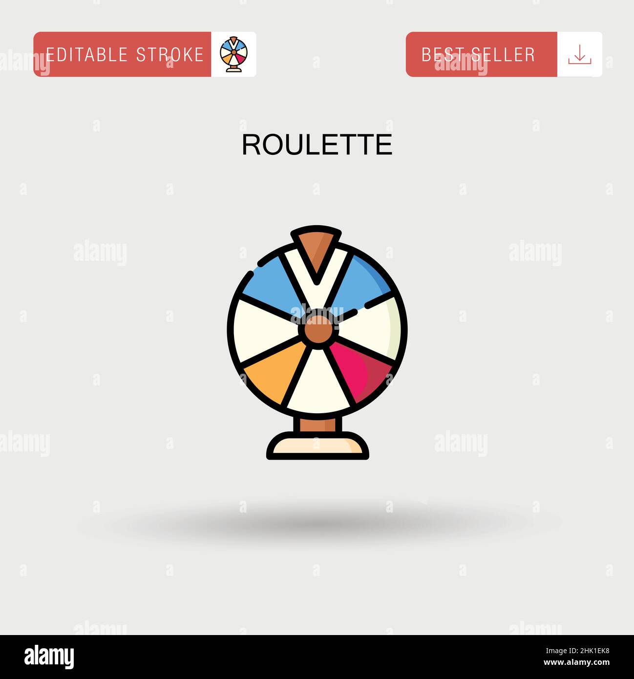 Casino chip spin Stock Vector Images - Alamy