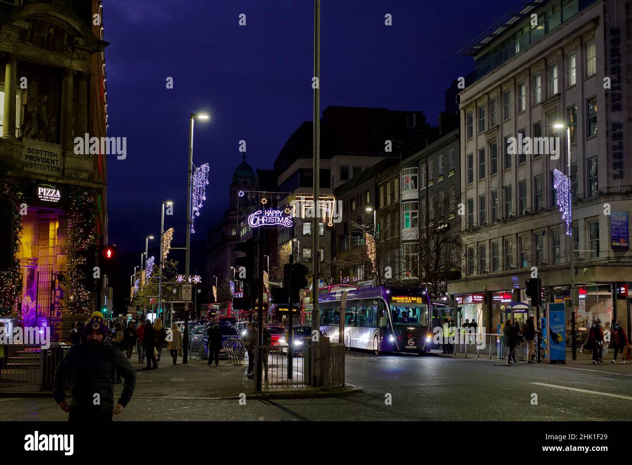 Streets of Belfast Stock Photo - Alamy