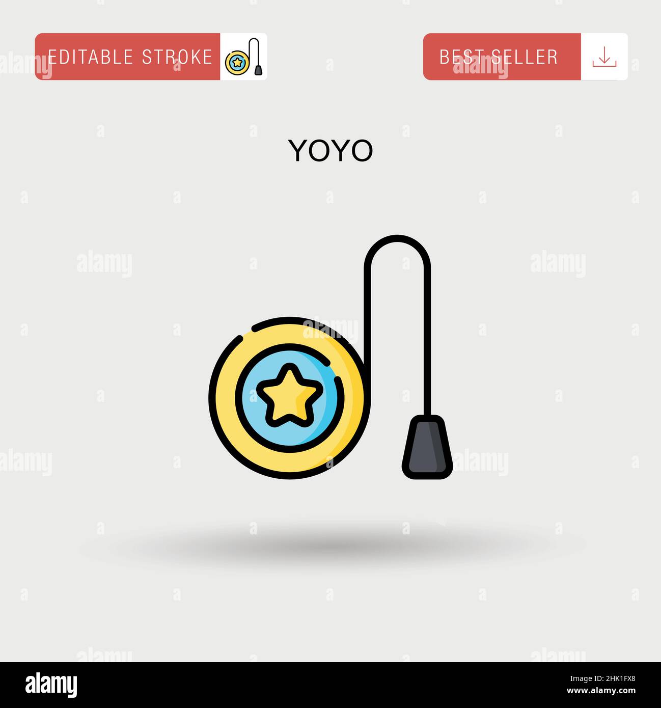 Yo yo toy Stock Vector Images - Alamy