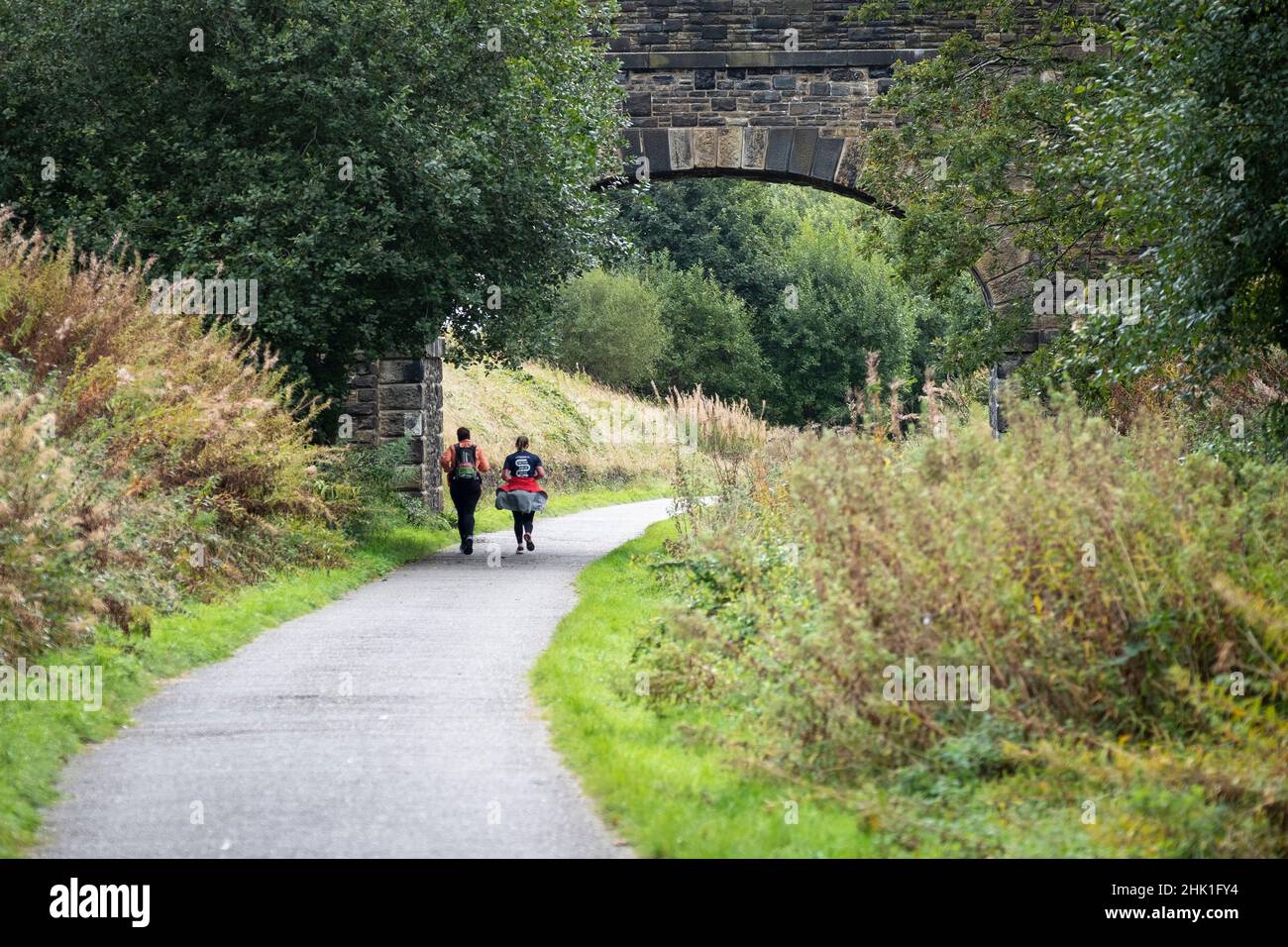 The Spen Valley Greenway Kirklees , West Yorkshire, England, UK Stock ...