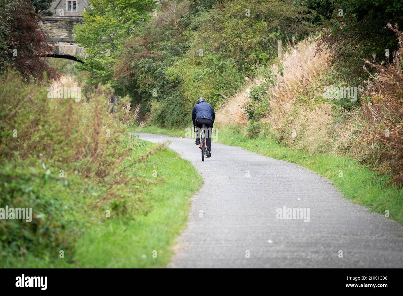 The Spen Valley Greenway Kirklees , West Yorkshire, England, UK Stock ...