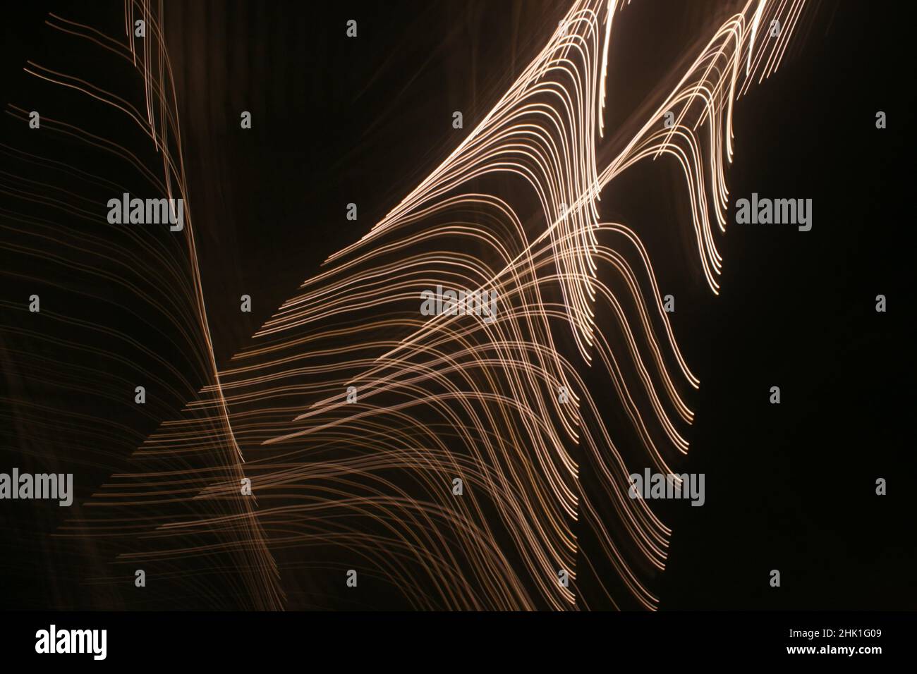 Beautiful abstract background with light layers on dark background ...