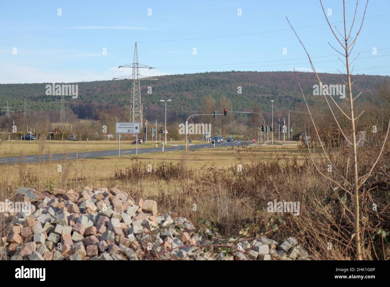 Autumn countryside scene in Elsenfeld, Bavaria, Germany Stock Photo - Alamy