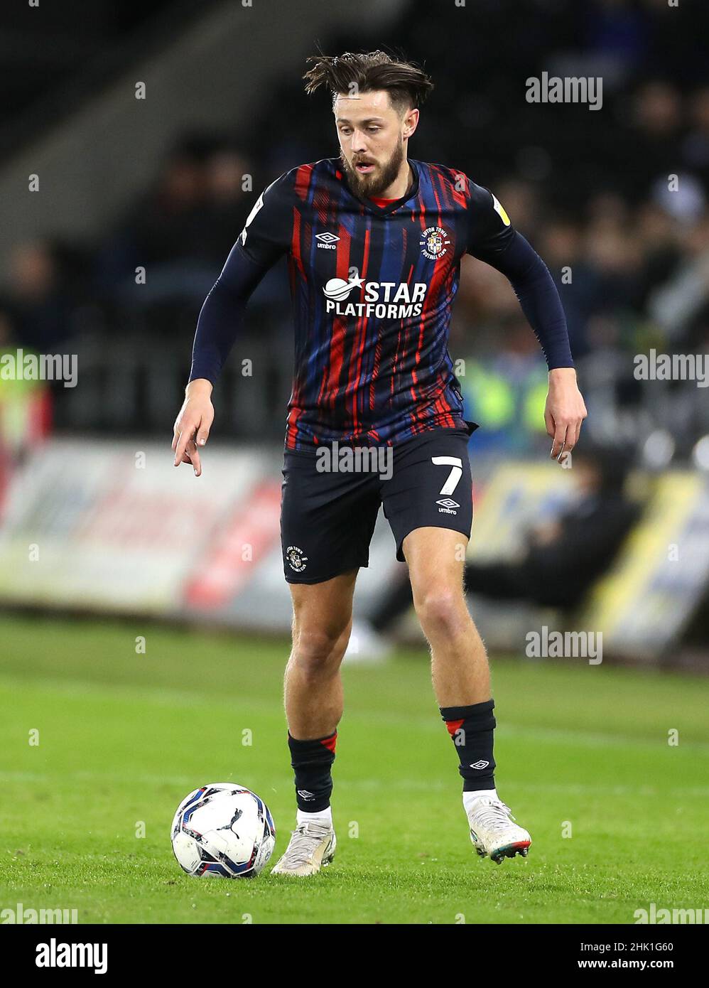 Luton Town's Harry Cornick during the Sky Bet Championship match at the ...