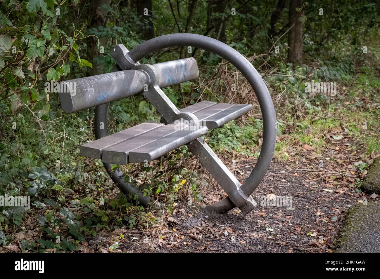 The Spen Valley Greenway Kirklees , West Yorkshire, England, UK Stock ...