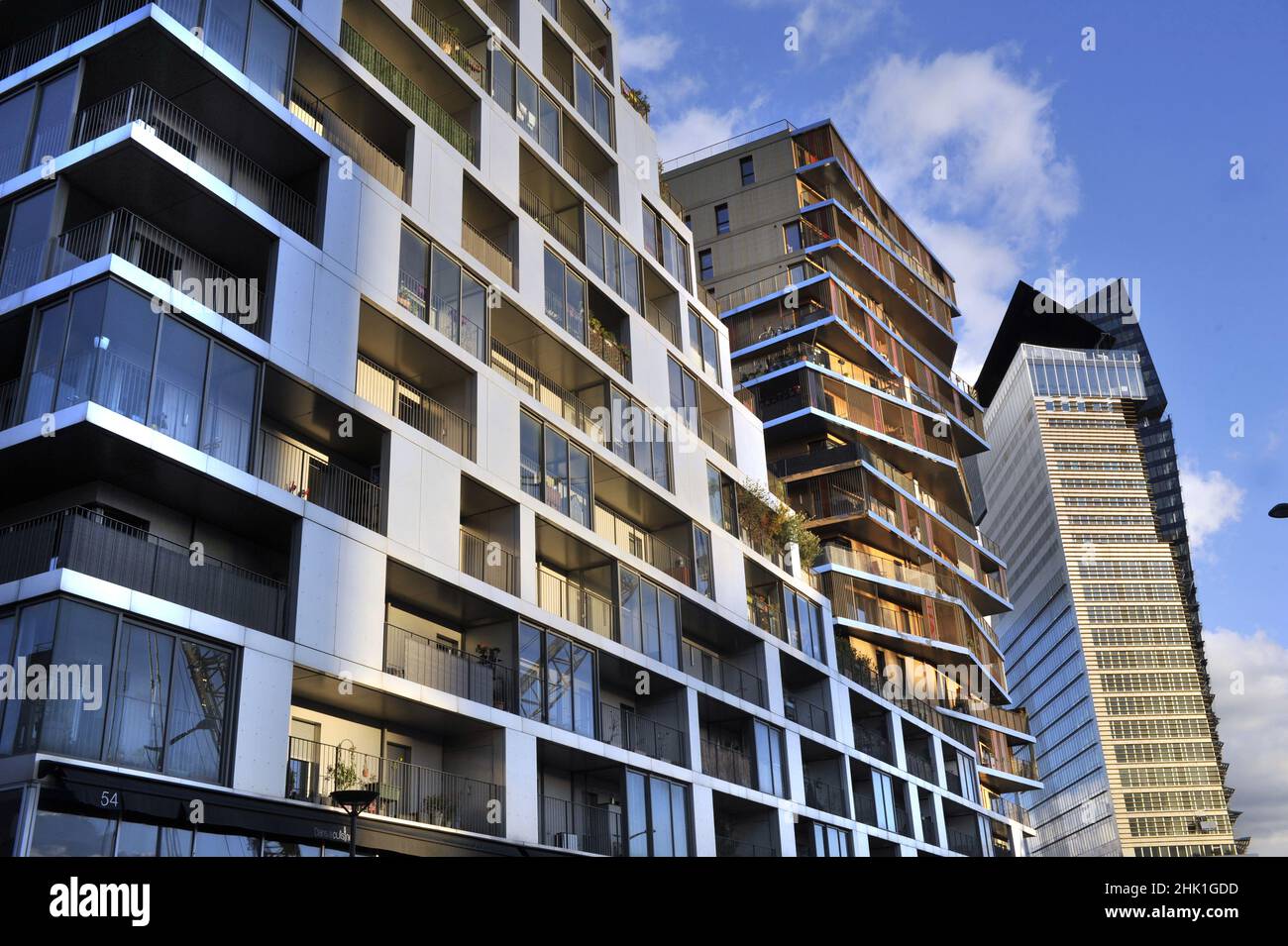 FRANCE. PARIS (75) 13TH DISTRICT. LA ZAC MASSENA-BRUNESEAU. HOME TOWER ...