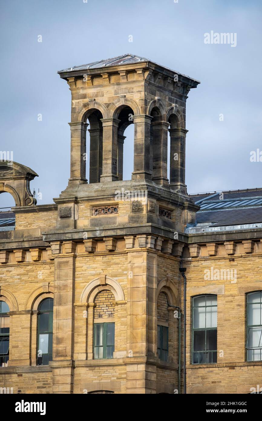 Salts Mill part of the Unesco World heritage site at Saltaire, Bradford ...