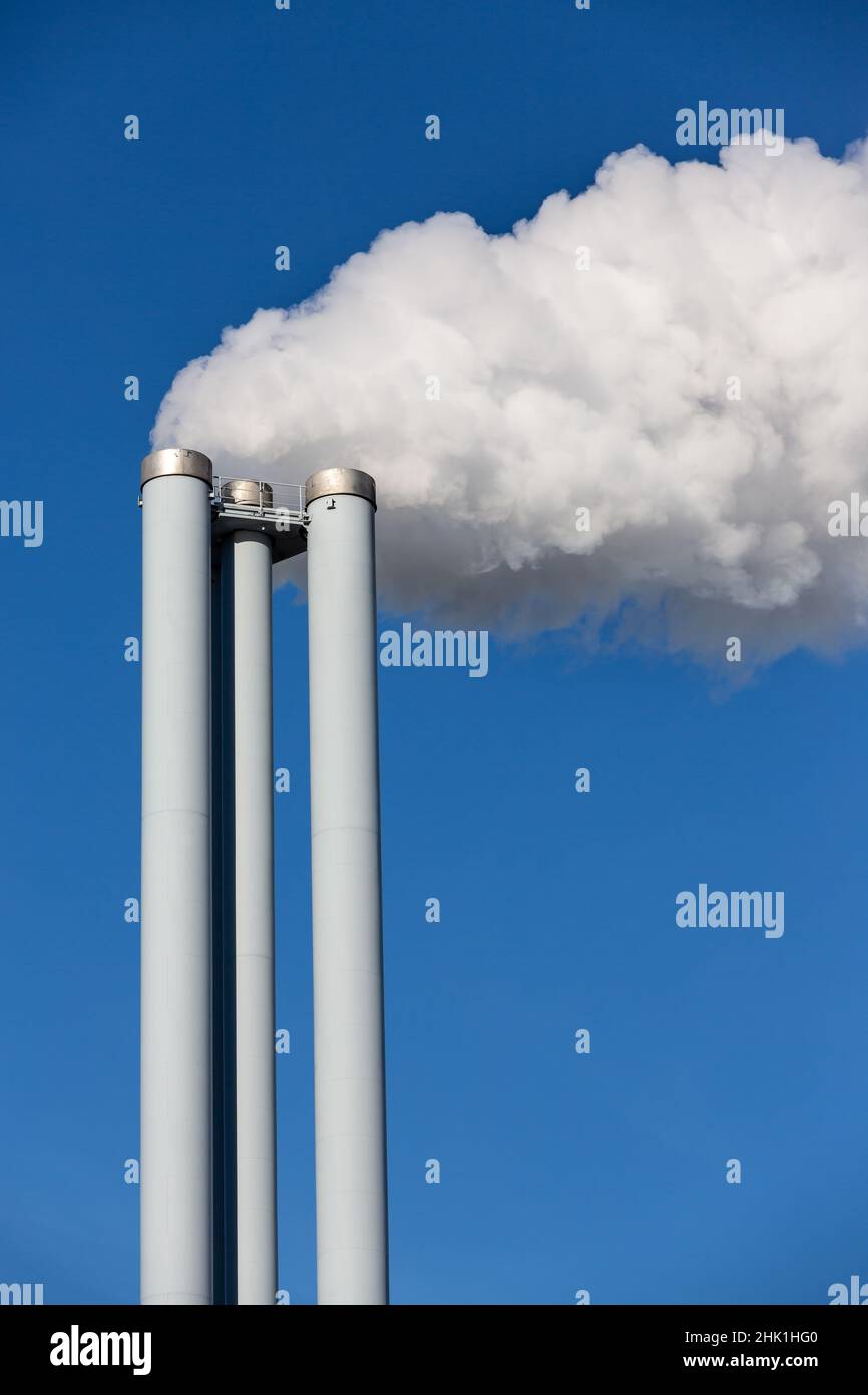 smokestack of a power plant Stock Photo - Alamy