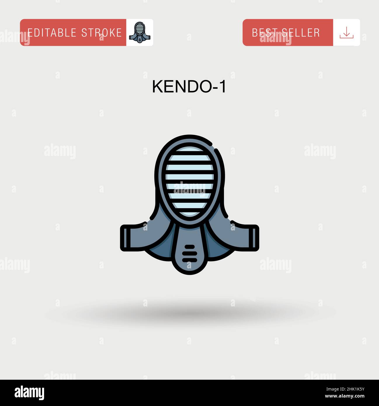 Japanese martial art kendo Stock Vector Images - Alamy