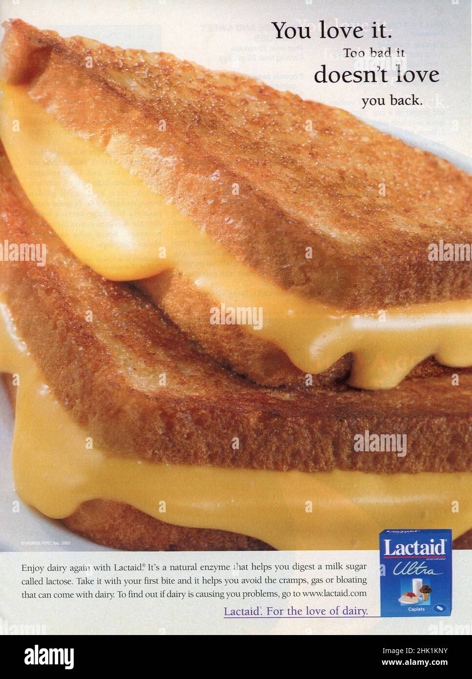 Advert in the September 2001 issue of "Ladies Home Journal" monthly ...