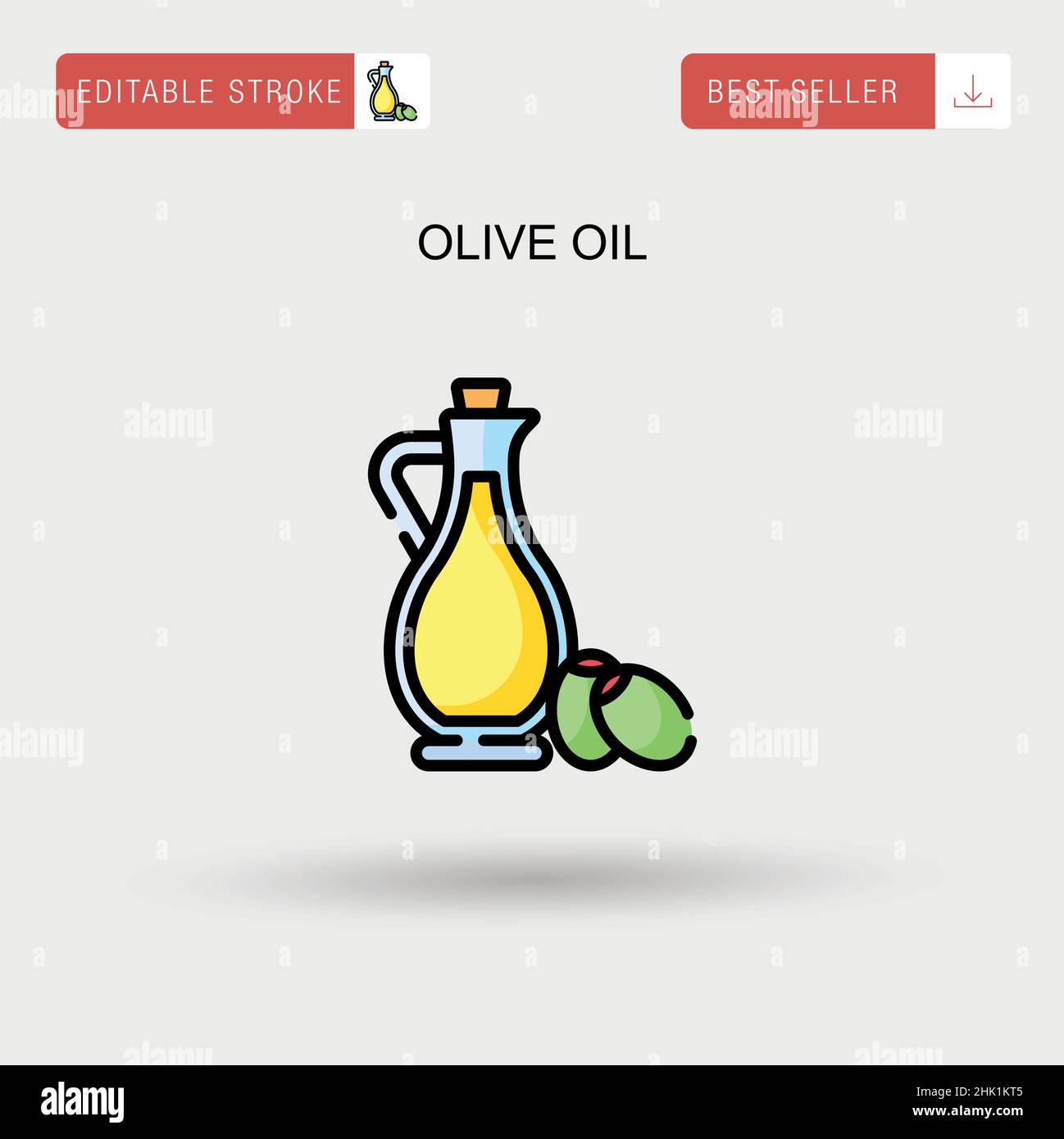 Spanish extra virgin olive oil Stock Vector Images - Alamy