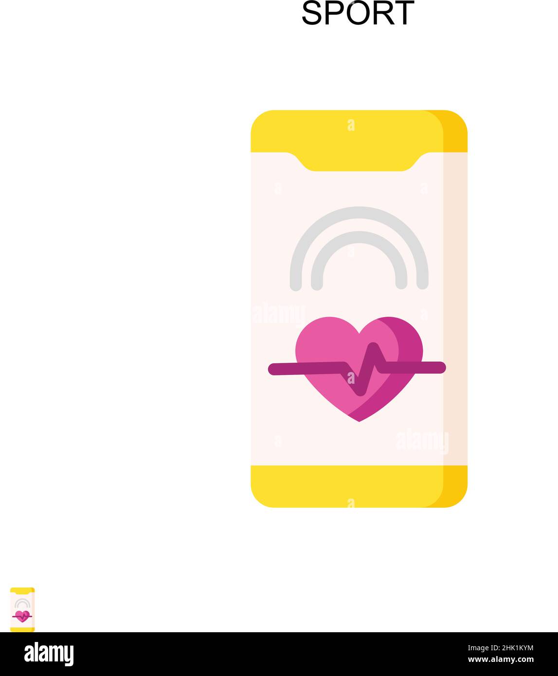 Sport Simple vector icon. Illustration symbol design template for web ...