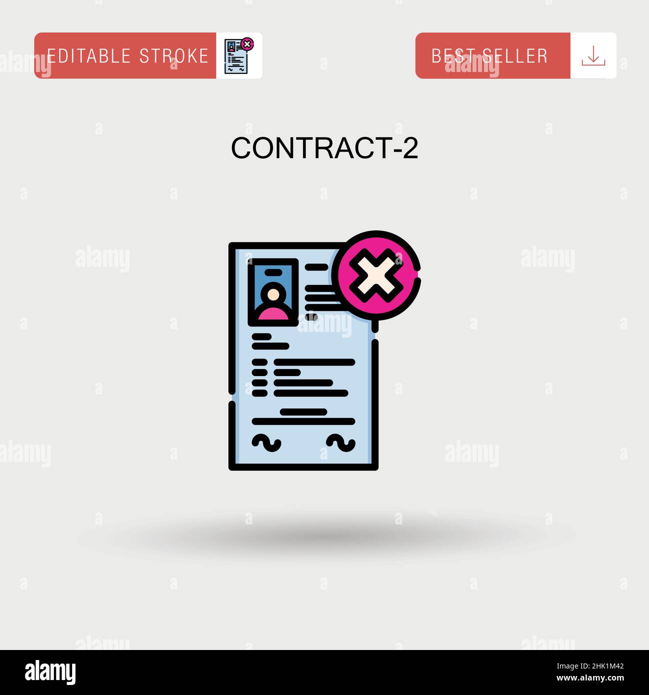 Two businessman signing agreement Stock Vector Images - Alamy