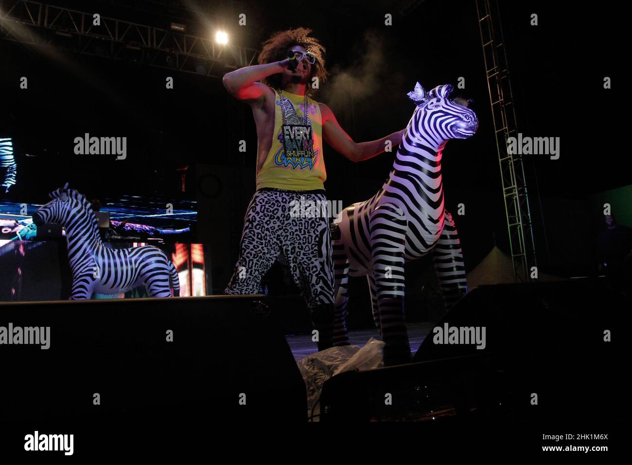 Redfoo de LMFAO en concierto en Expoforum Hermosillo, Sonora, Mex.14 ...