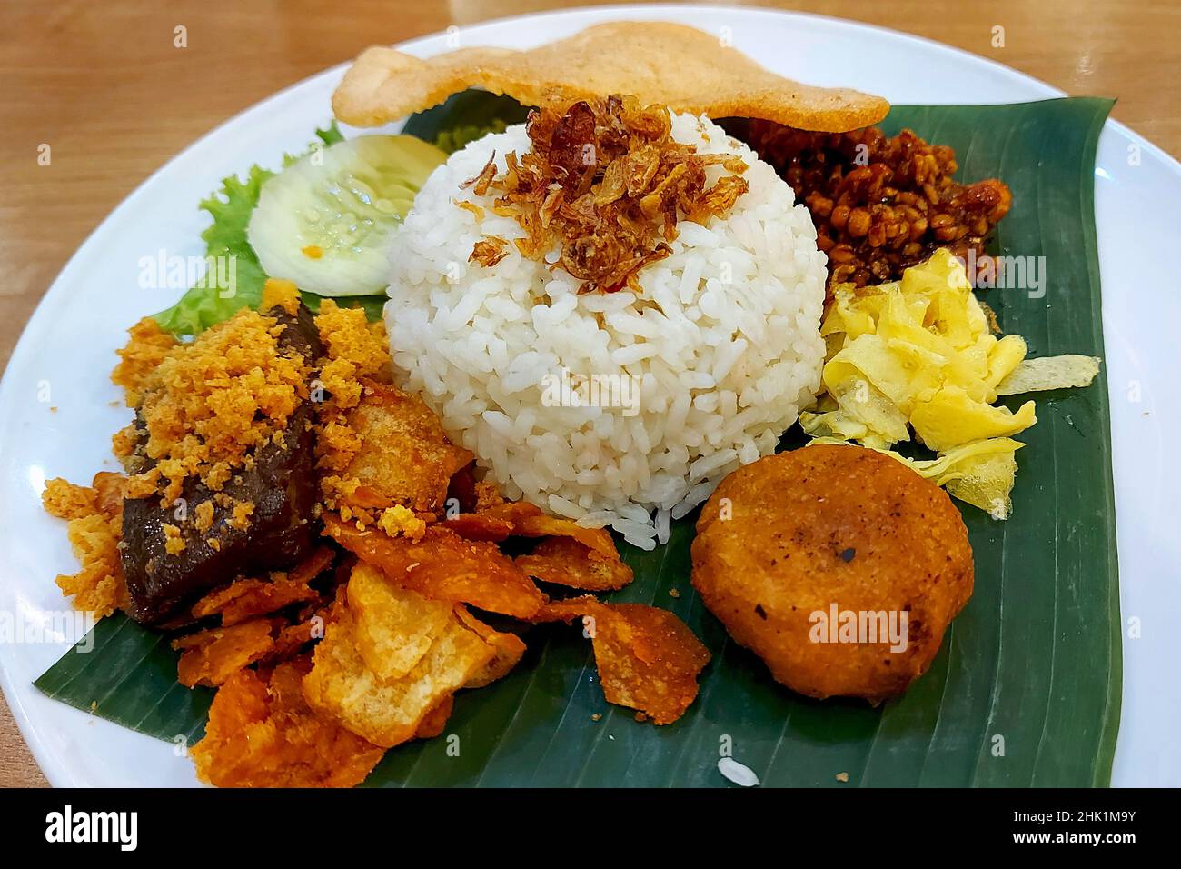 Nasi Ulam, Ulam Rice, Traditional Food of Indonesia Stock Photo - Alamy