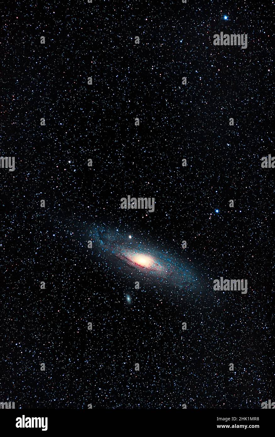 Andromeda Galaxy in Portrait Mode Stock Photo - Alamy