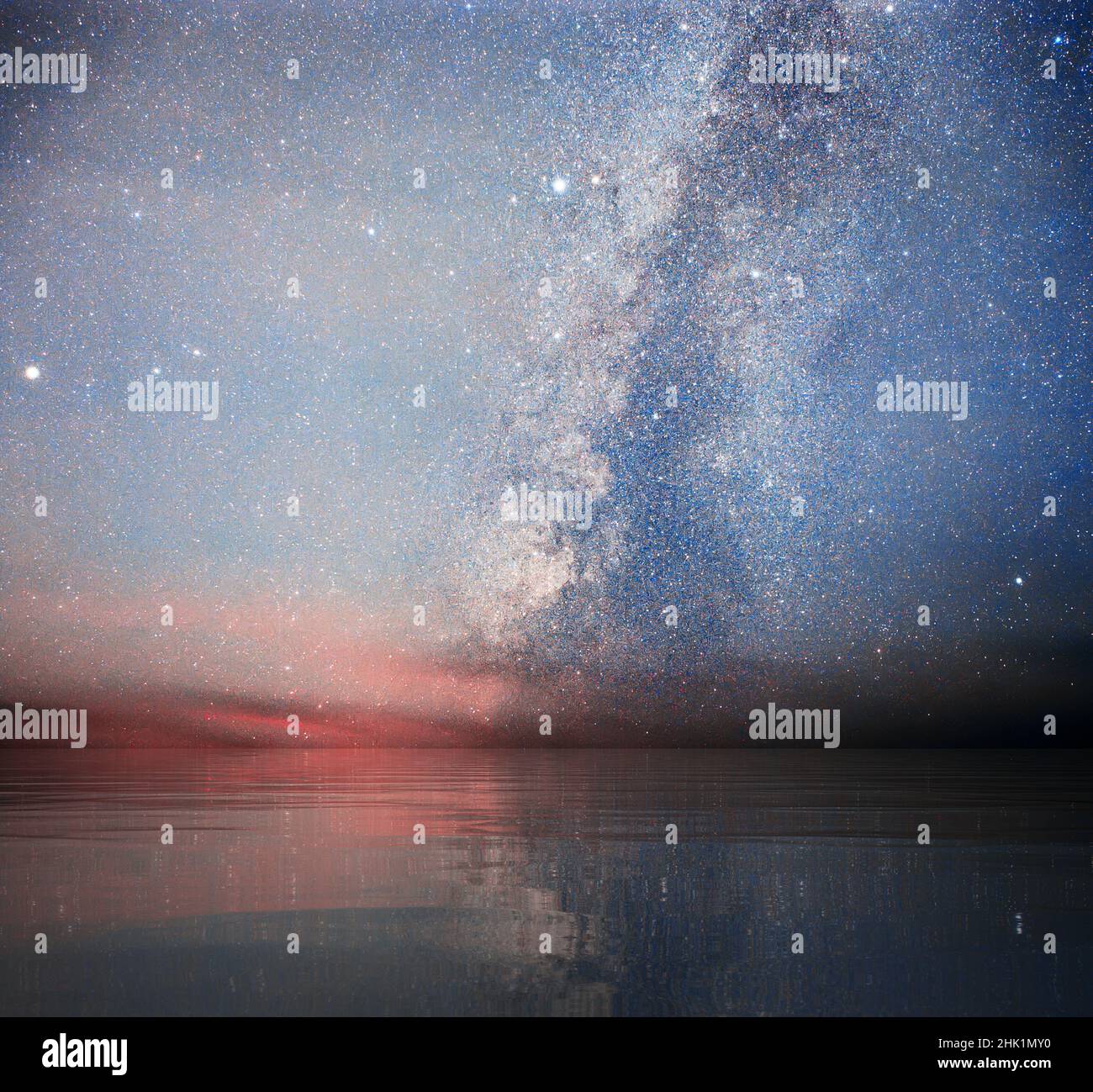 Milky way starry sea hi-res stock photography and images - Alamy