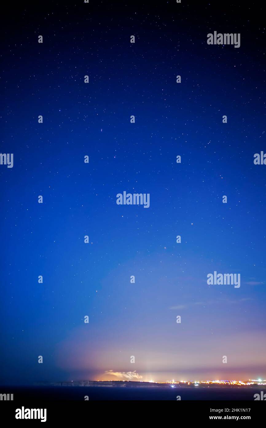 Night Sky over the coast of Gozo Stock Photo - Alamy