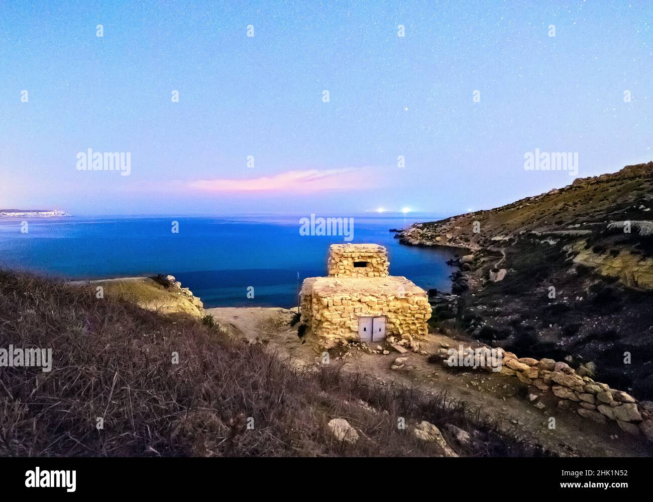 WWII Pill Box at Mgiebah Bay Stock Photo - Alamy