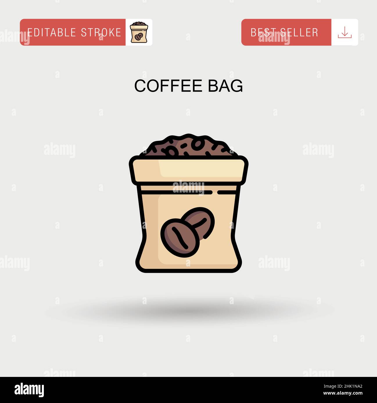 Black sachet pouch vector Stock Vector Images - Alamy