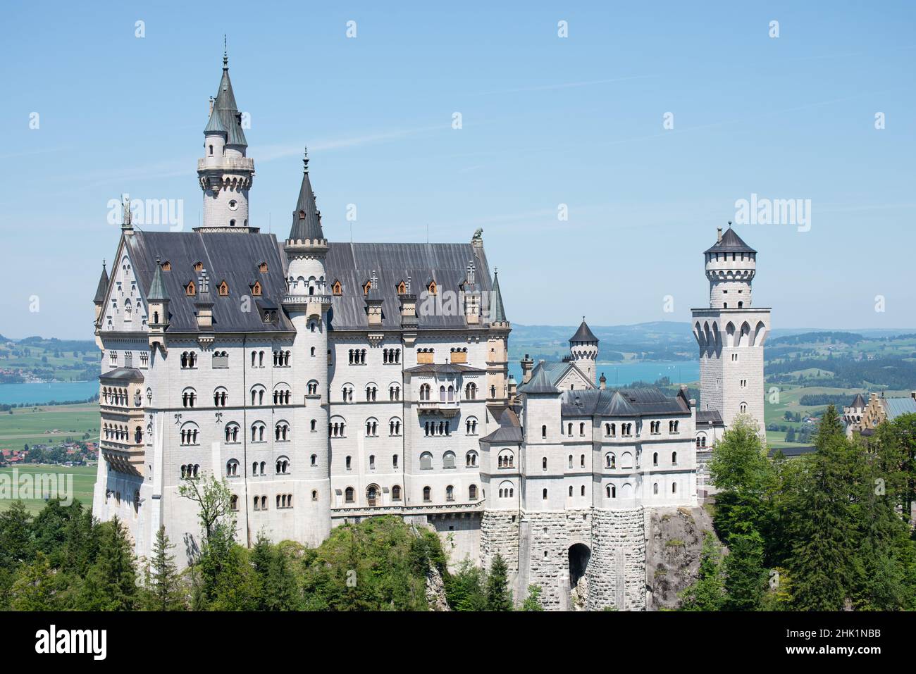 Fairy tale castle Neuschwanstein in Bavaria Stock Photo - Alamy