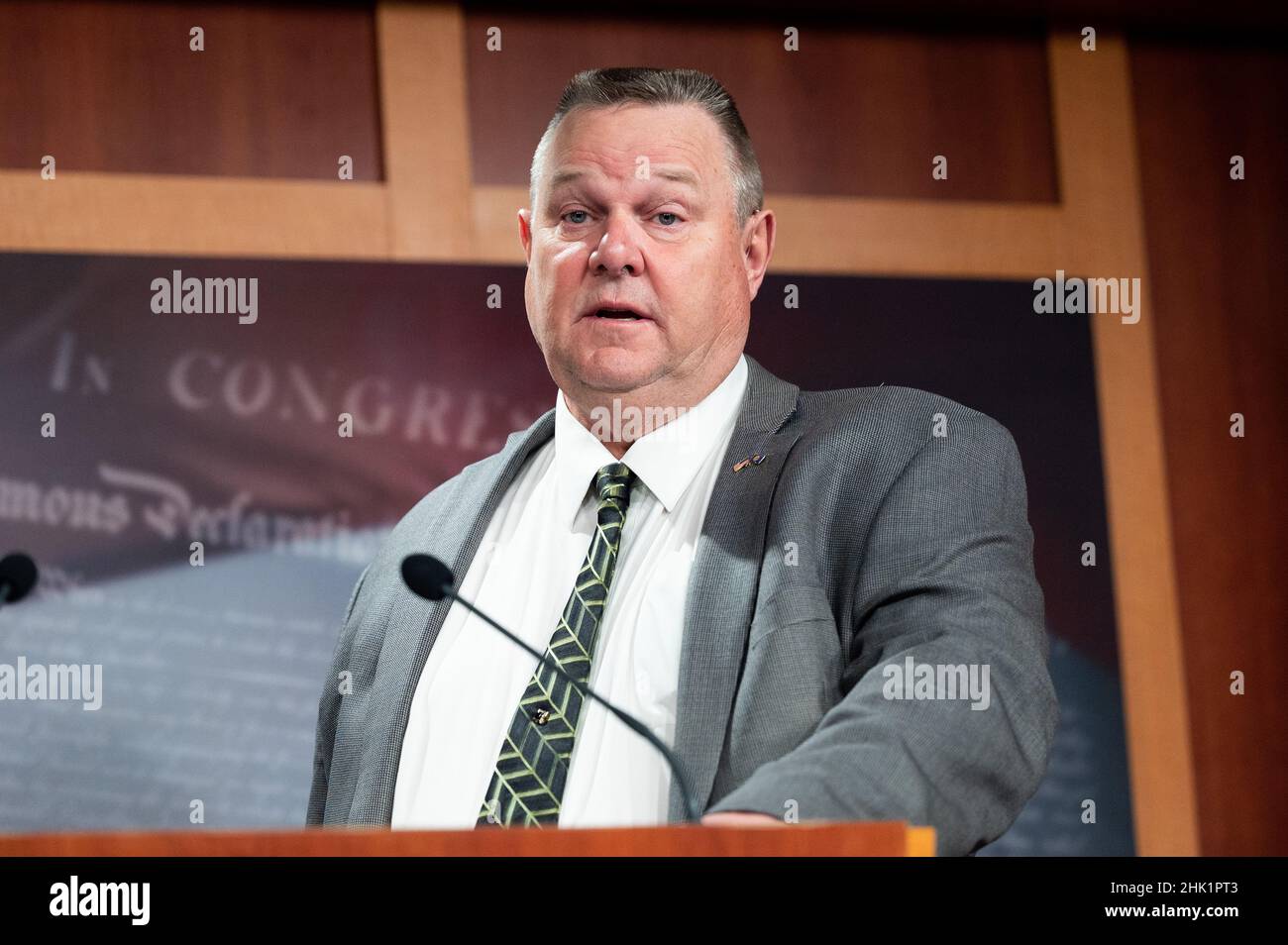 February 1, 2022 - Washington, DC, United States: U.S. Senator Jon ...