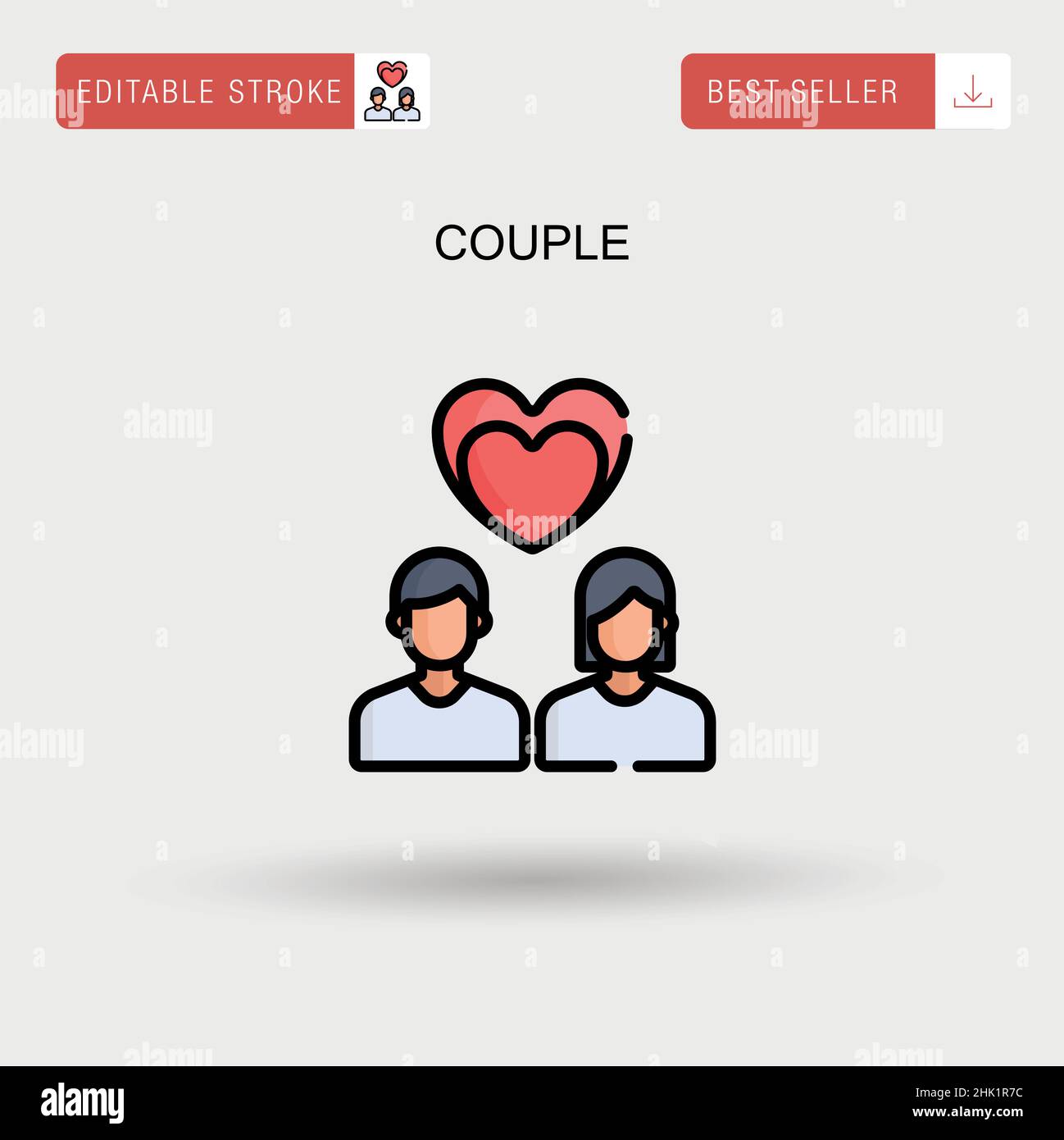 Couple embracing beach portrait Stock Vector Images - Alamy