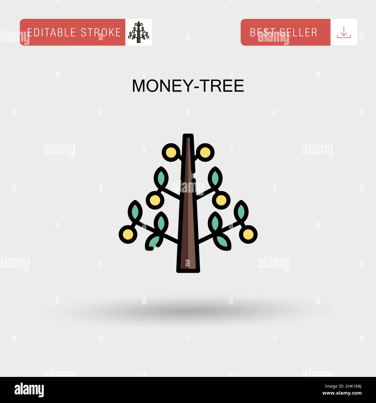 Money and growing and tree Stock Vector Images - Alamy