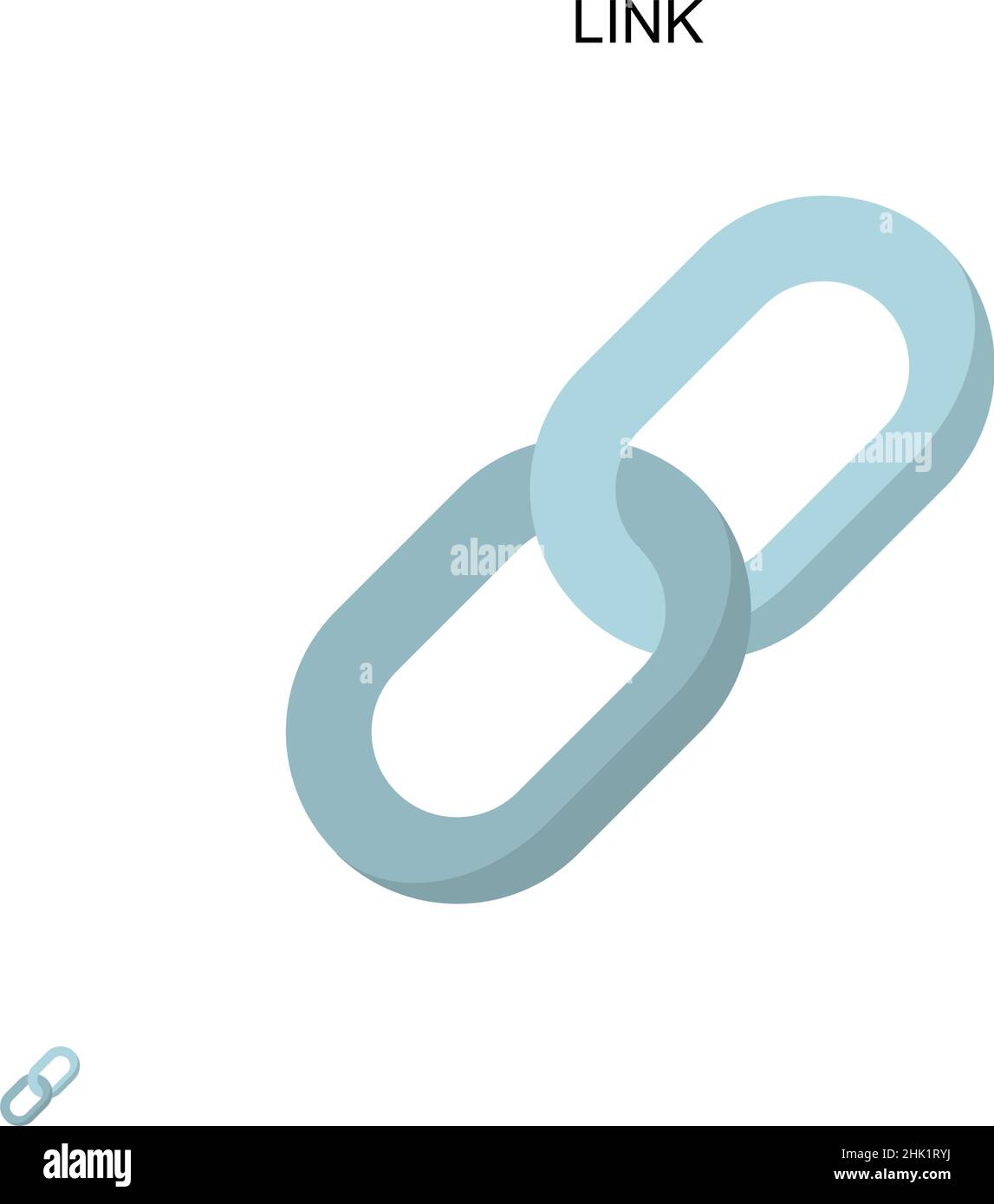 Link Simple vector icon. Illustration symbol design template for web ...