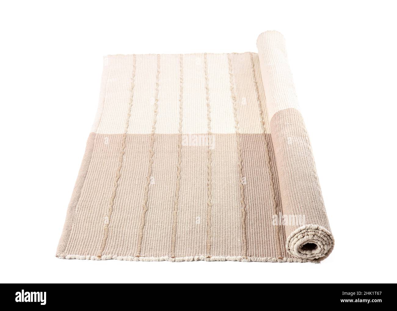 Clean trendy carpet on white background Stock Photo - Alamy