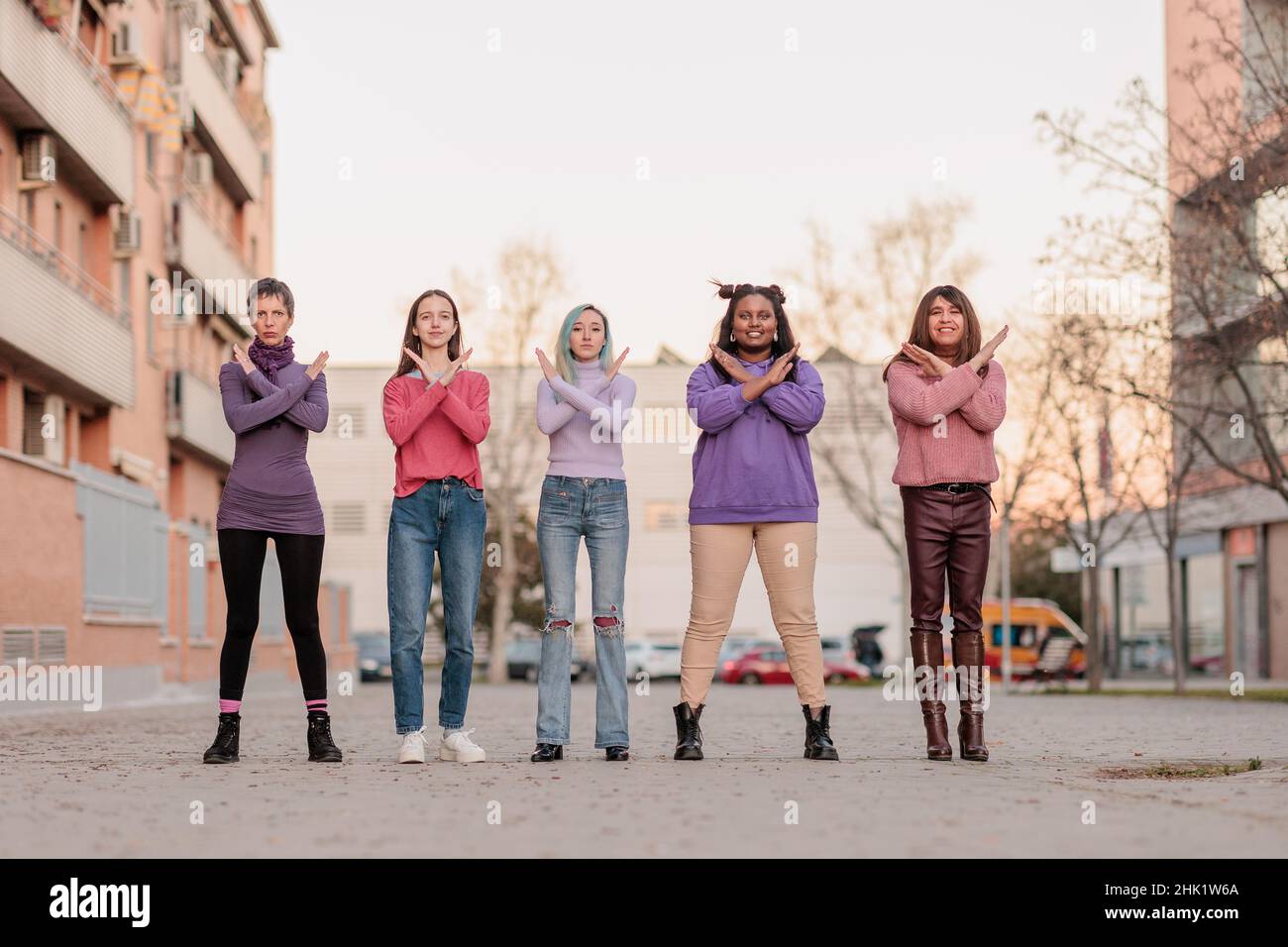 feminist movement break the bias. woman diversity and transgender ...