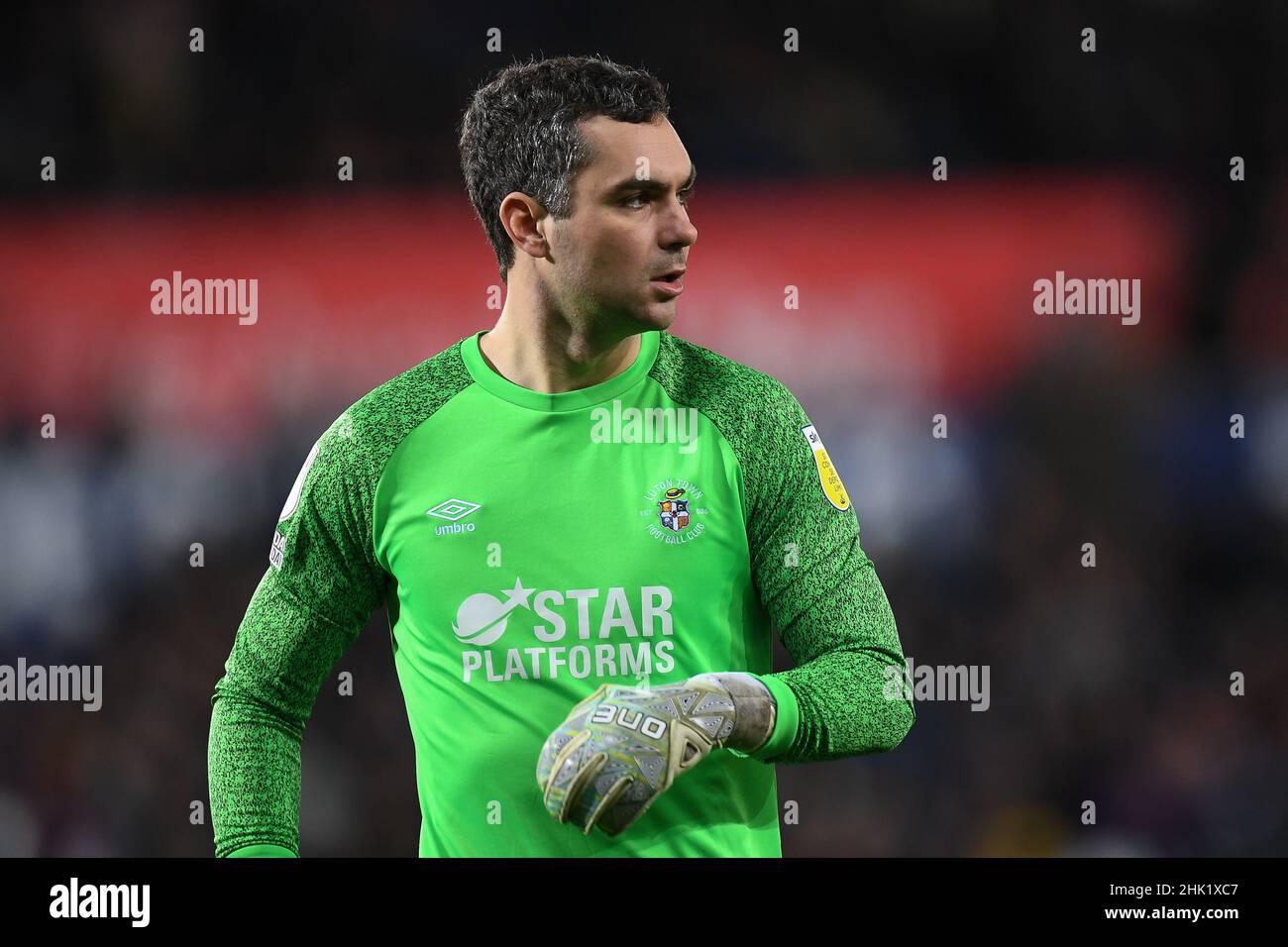 James Shea #1 of Luton Town during the game Stock Photo - Alamy