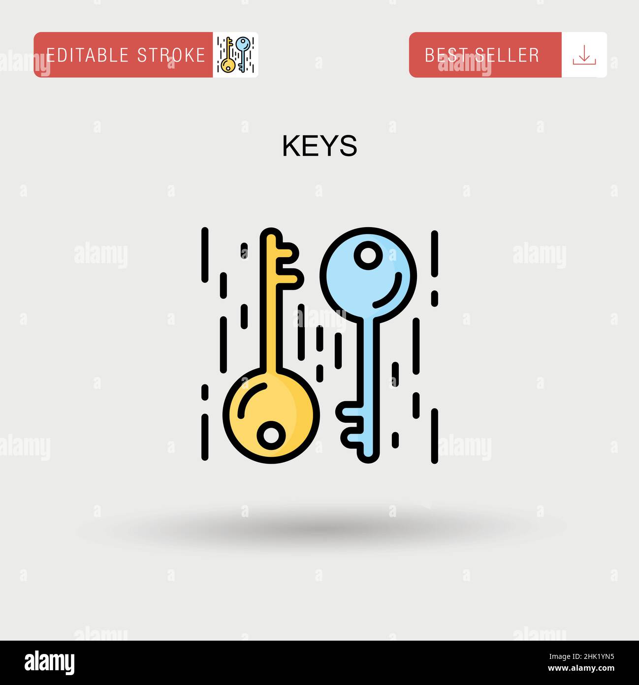 Keys door Stock Vector Images - Alamy