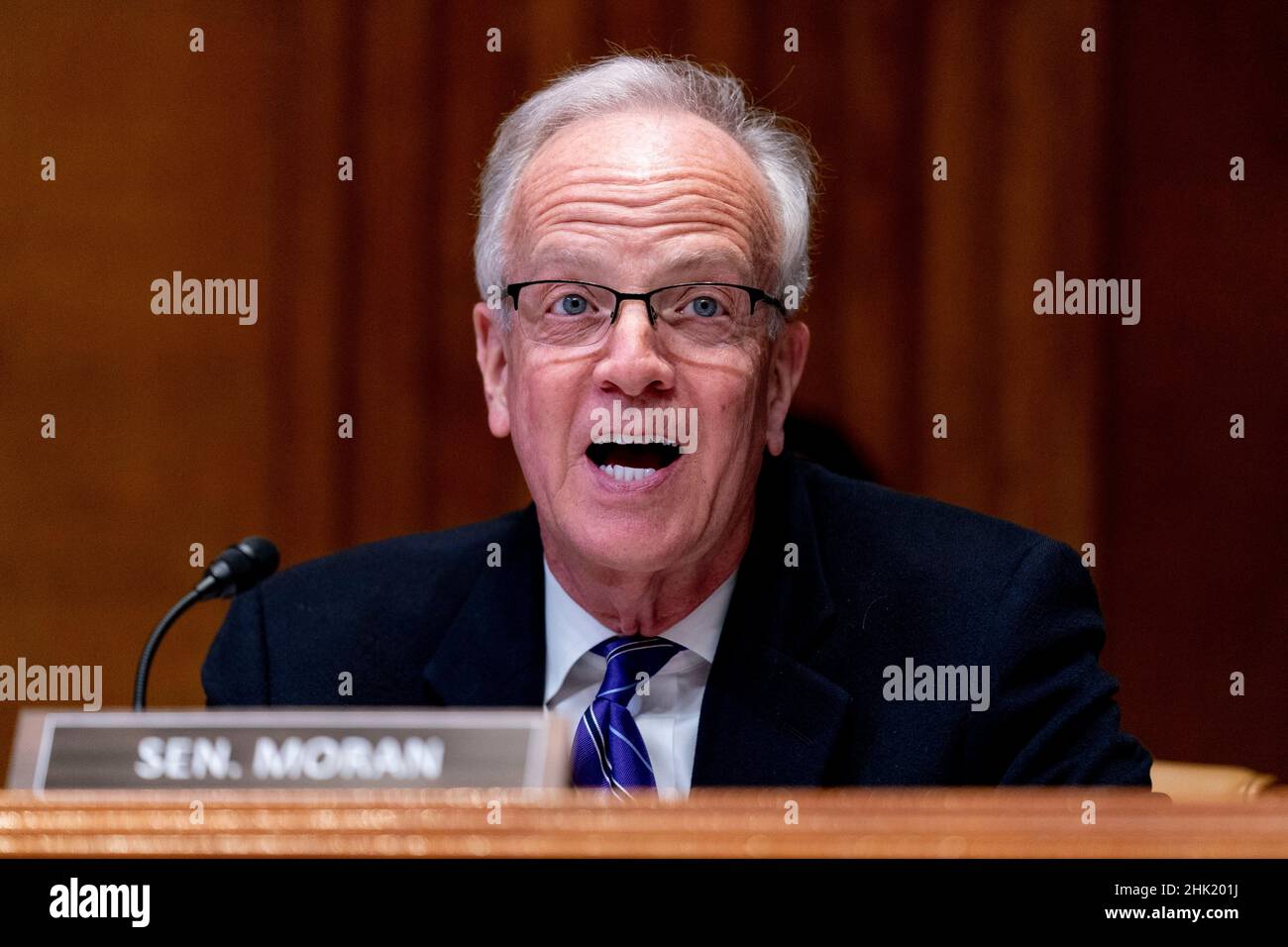 Washington, USA. 01st Feb, 2022. Ranking Member Sen. Jerry Moran, R-Kan ...