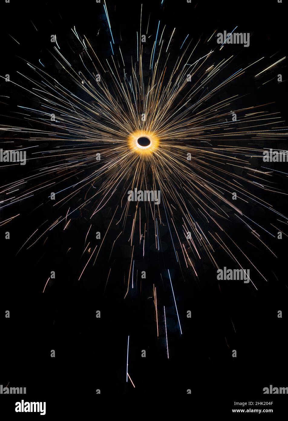 Vertical shot of fireworks on the night sky in Sri Lanka Stock Photo ...