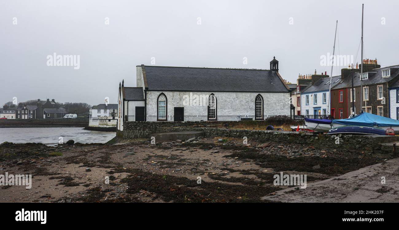 Parish Glasserton church in the Isle of Whithorn, Scotland Stock Photo ...
