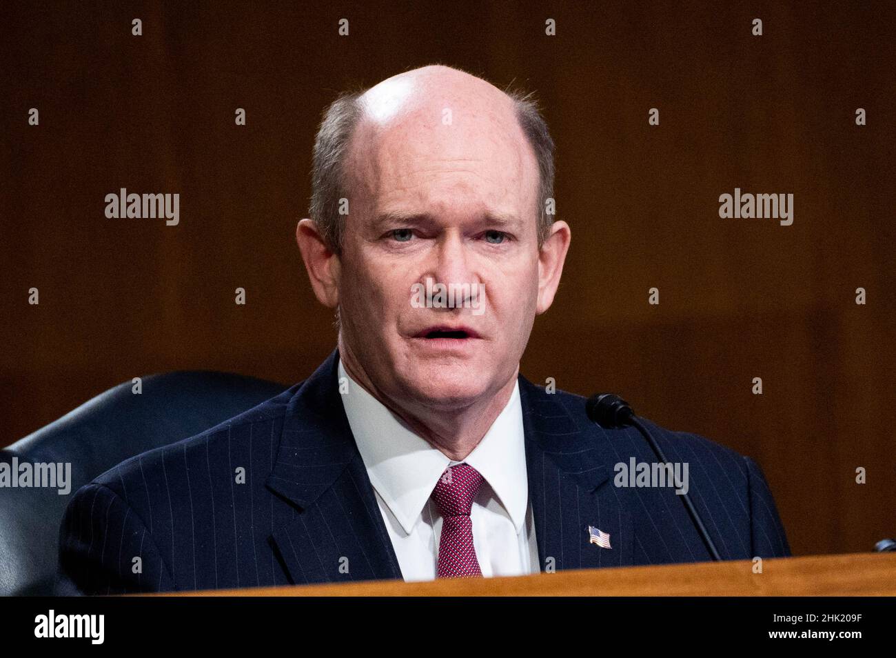 Washington, United States. 01st Feb, 2022. U.S. Senator Chris Coons (D ...